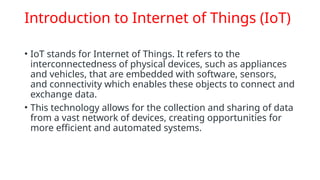 IOTbasics project introduction of internet of things - .pptx