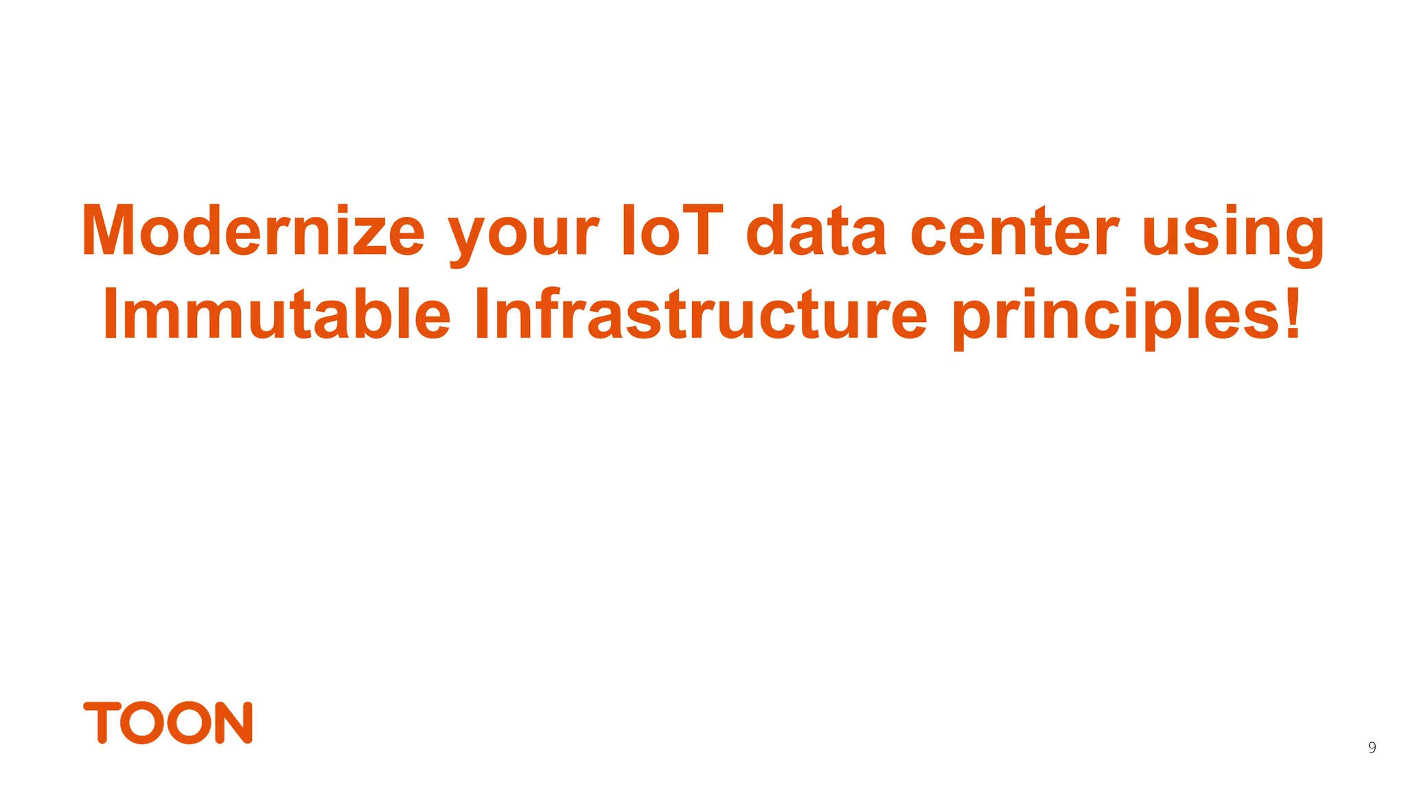 IoT Datacenter migration to Public cloud AWS | PPT