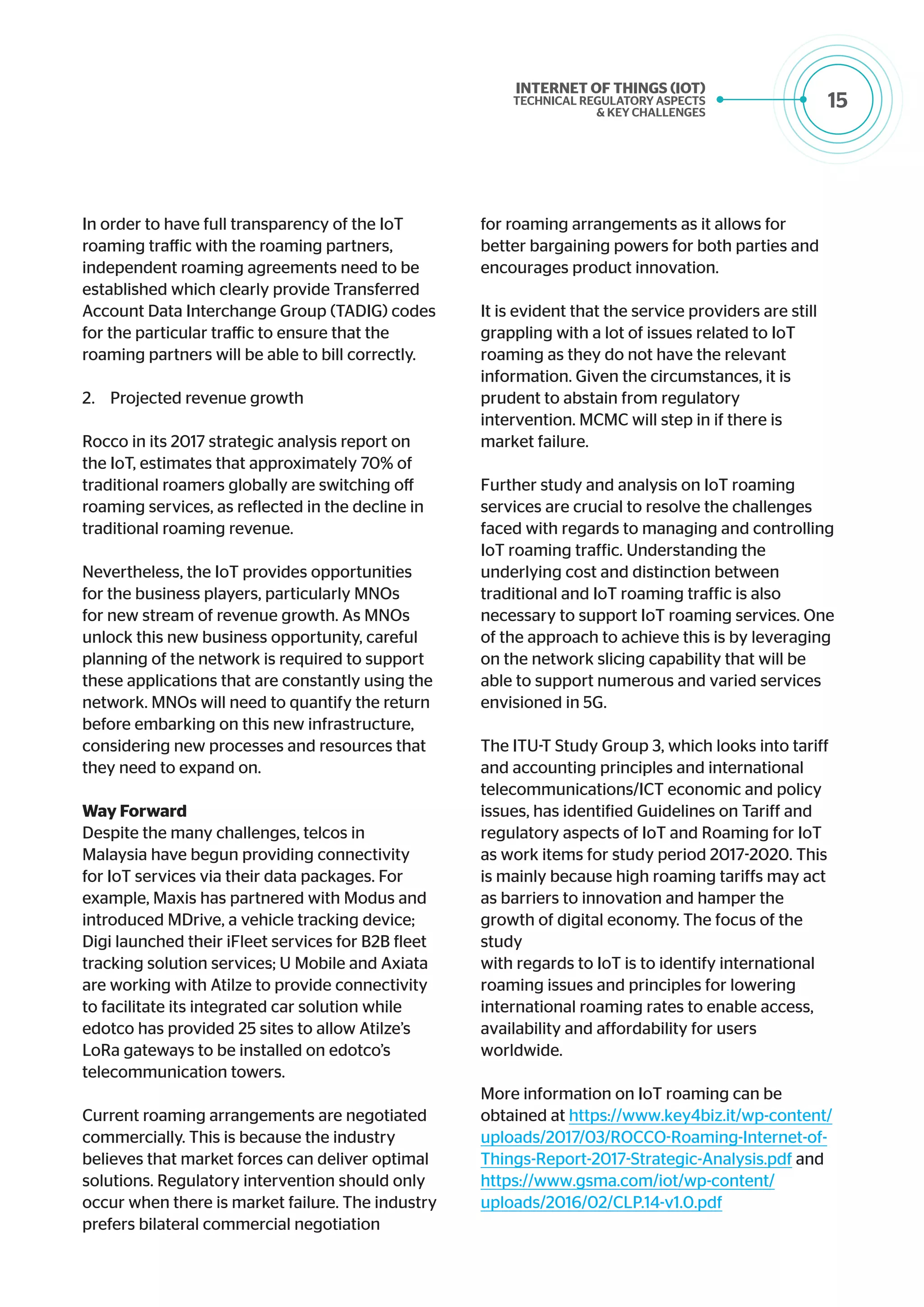 IoT - Technical Regulatory Aspects and Key Challenges | PDF