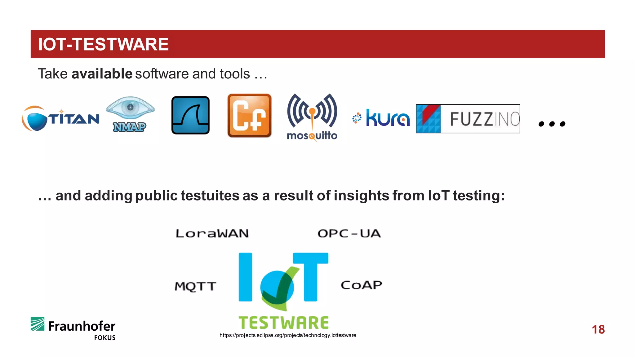 Test Execution Infrastructure For Iot Quality Analysis Ppt