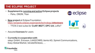 Test Execution Infrastructure for IoT Quality analysis | PDF