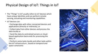 IOT- UNIT-1.pptx | Internet of Things | Internet
