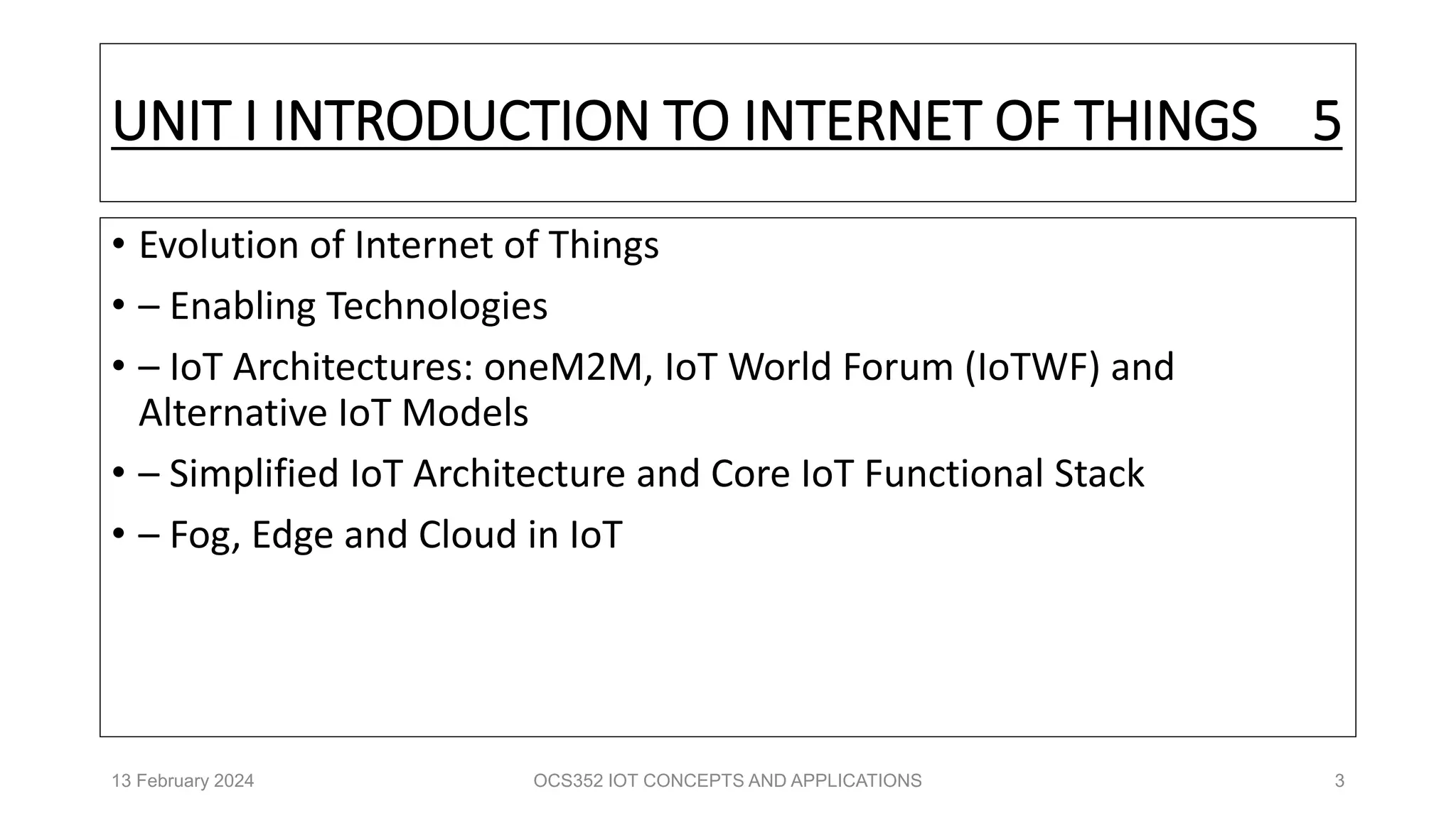 IOT UNIT 1 INTRODUCTION TO INTERNET OF THINGS | PDF