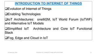 IOT UNIT 1 INTRODUCTION TO INTERNET OF THINGS | PDF