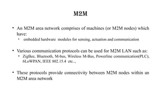 IoT and M2M characteristics and limitations | PPTX