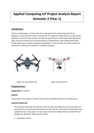IoT Project Analysis Report of Year 1 - Project Semester 2. | PDF