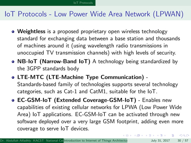 Introduction To Iot Architectures And Protocols Pdf
