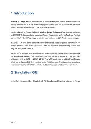 NetSim Technology Library- Iot wsn | PDF