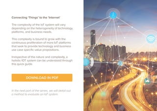 IOT 101 - A primer on Internet of Things | PPT