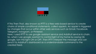 IoT based home automation | PPT