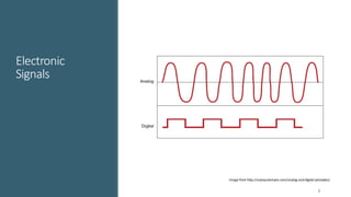 Lecture 2 - Electronics for the Internet of Things | PPT