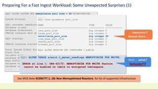 Fast and Furious: Handling Edge Computing Data With Oracle 19c Fast Ingest and Fast Lookup | PPT