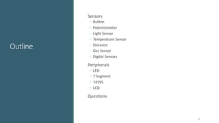 Lecture 4 - Sensors and Peripherals | PDF