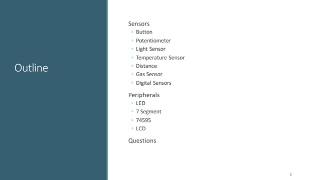 Lecture 4 - Sensors and Peripherals | PDF | Computer Peripherals | Computing