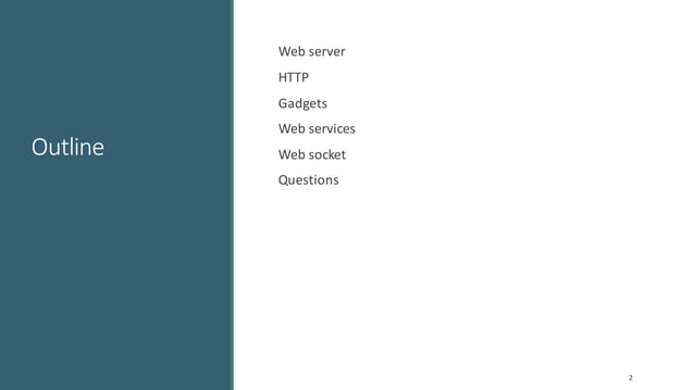 Lecture 5 - Webservers for the Internet of Things | PDF | Internet ...