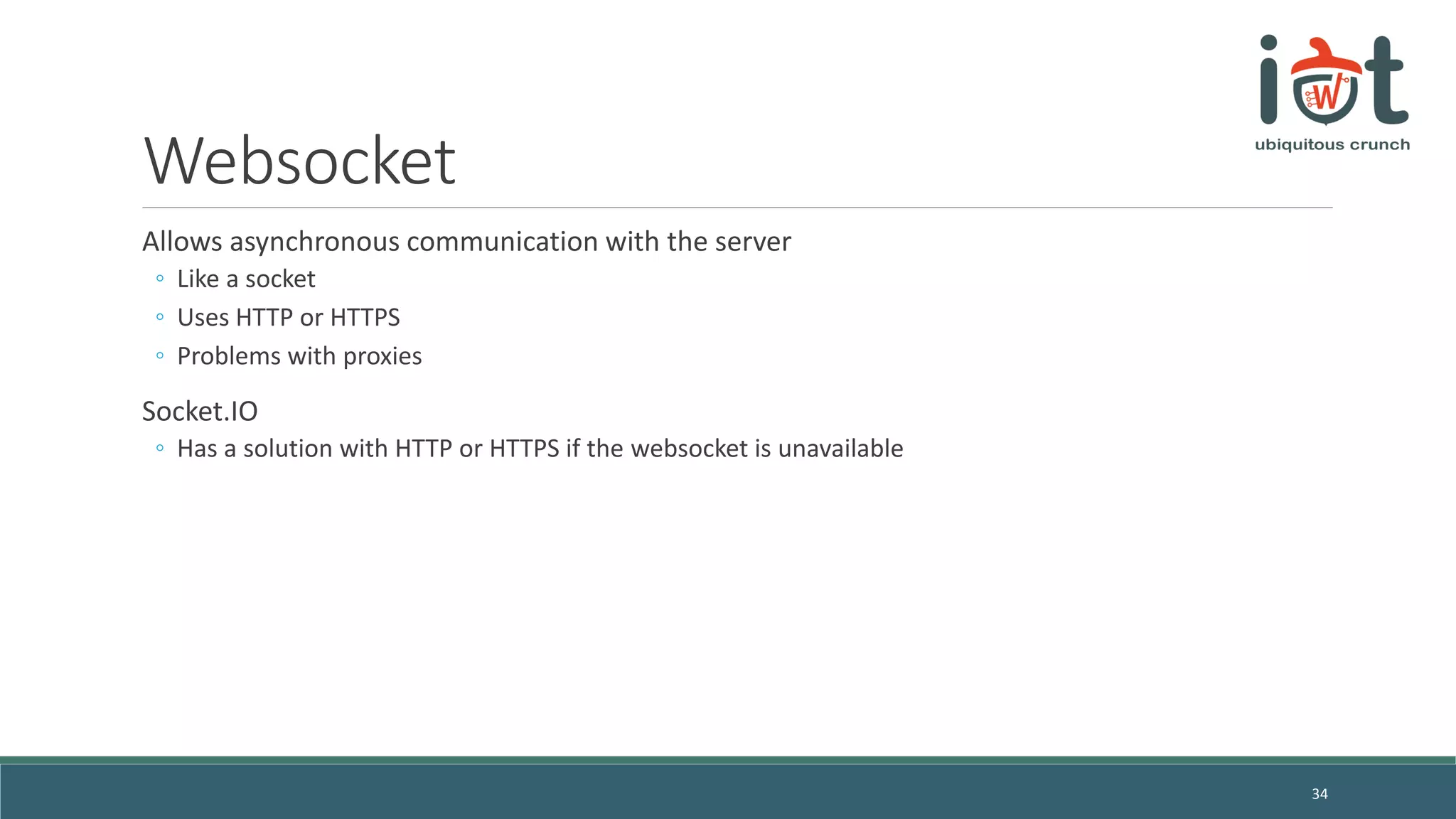 Web servers for the Internet of Things | PPTX