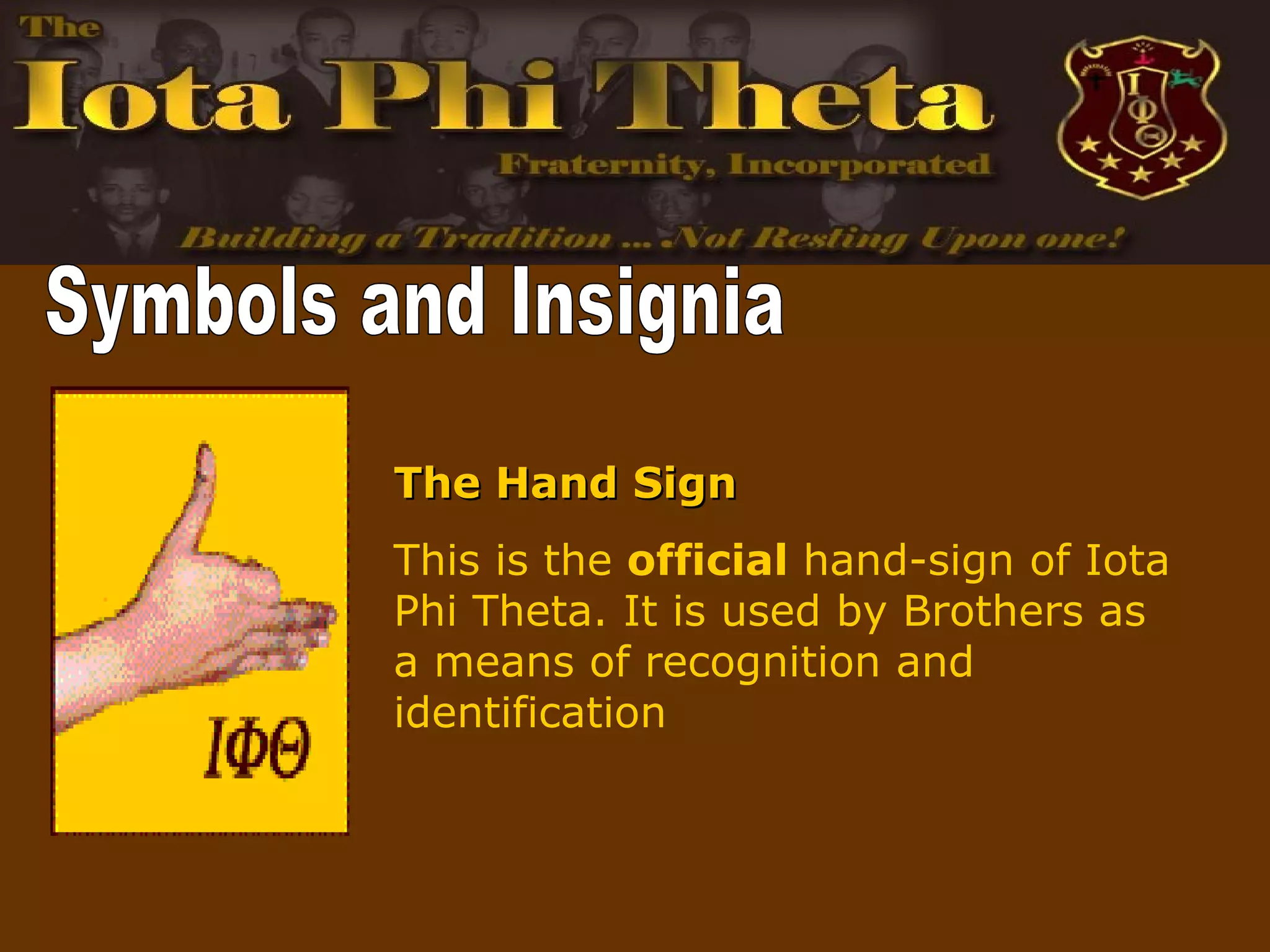 Iota Phi Theta - At A Glance | PPT