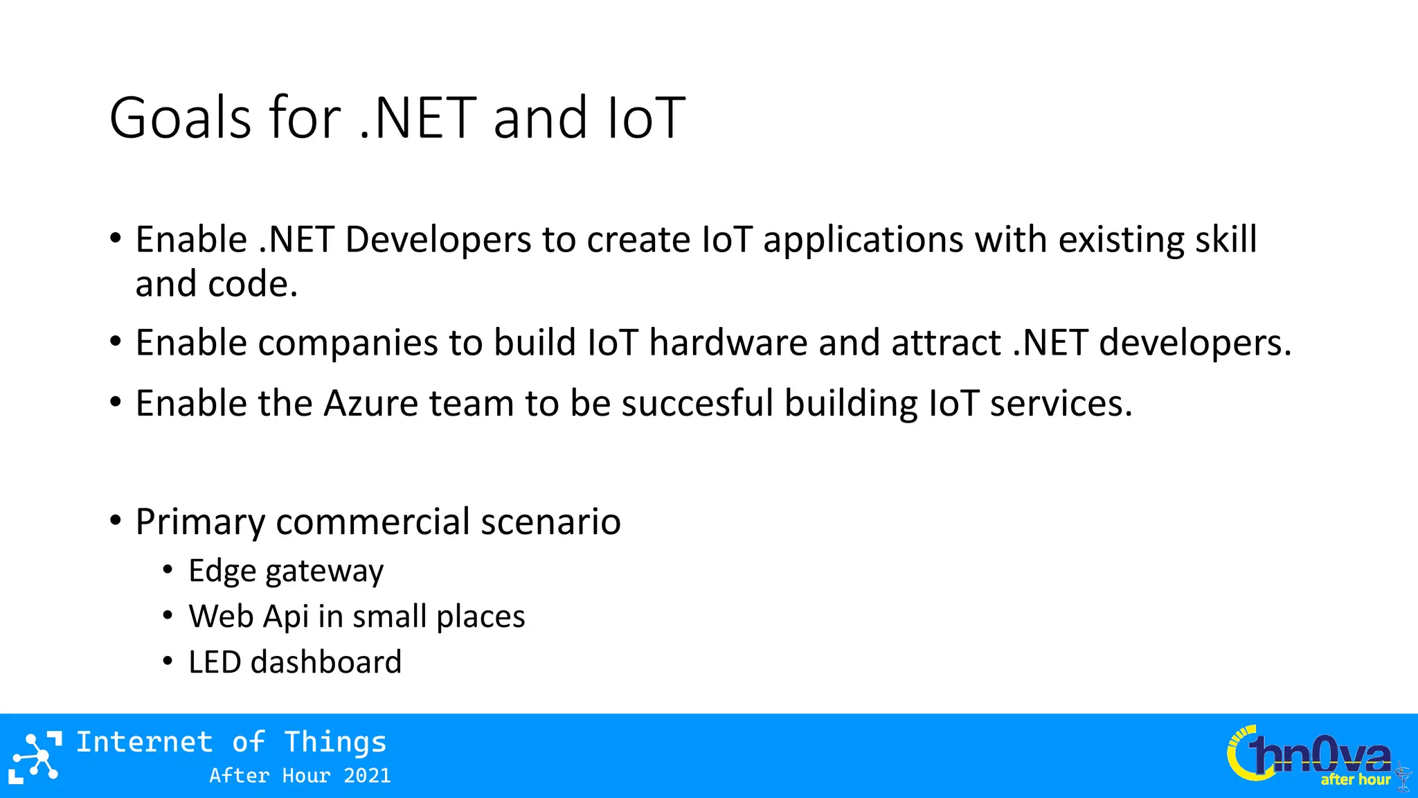 IoT support for .NET (Core/5/6) | PDF