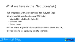 IoT support for .NET (Core/5/6) | PDF