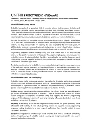 IoT ALL UNITS Notes.docxinternet of things note | DOCX | Internet of ...