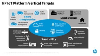 HP Iot platform and solution plans | PDF