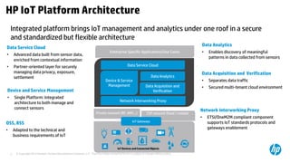 HP Iot platform and solution plans | PDF
