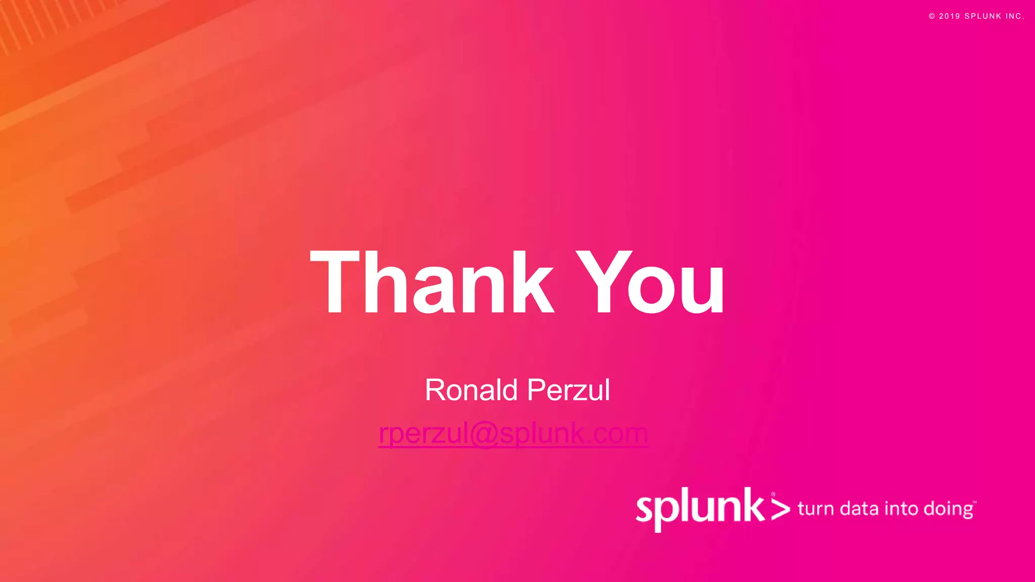 IoT Analytics @ splunk | PPT