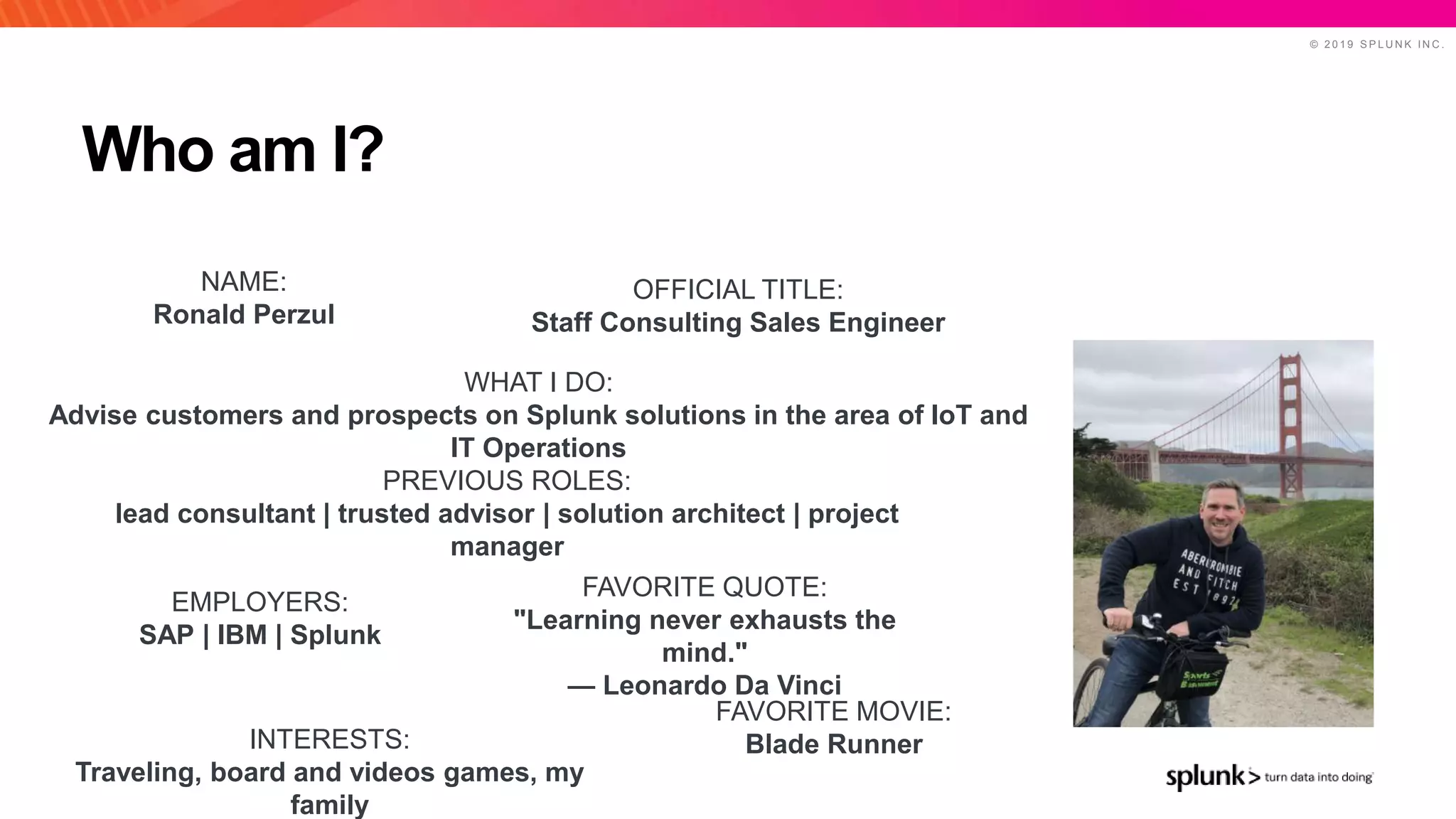 IoT Analytics @ splunk | PPT