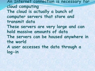 Iot and cloud computing | PPTX