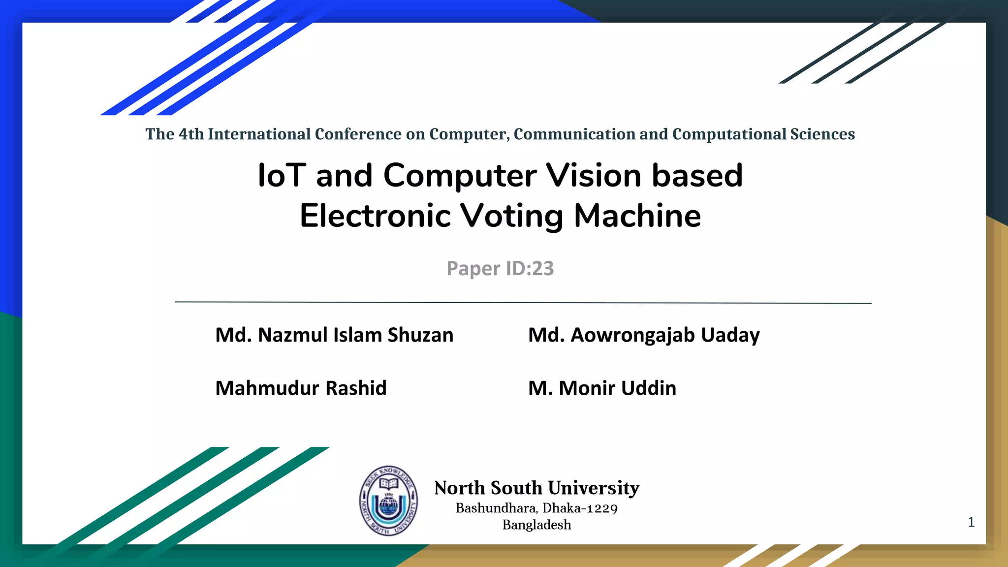 IoT and Computer Vision based Electronic Voting Machine (ic4s ...