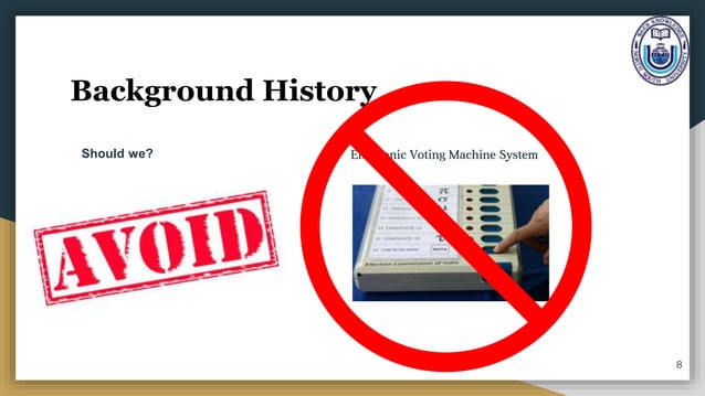 Iot And Computer Vision Based Electronic Voting Machine Ic4s Presentation Pptx Internet