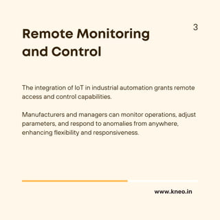 The Internet of Things (IoT) in Industrial Automation | PDF