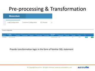 Momentum in Big Data, IoT and Machine Intelligence | PPT