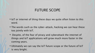 Iot andriod app development | PPTX | Operating Systems | Computer Software and Applications