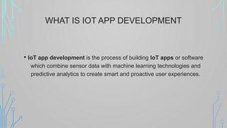 Iot andriod app development | PPTX | Operating Systems | Computer Software and Applications