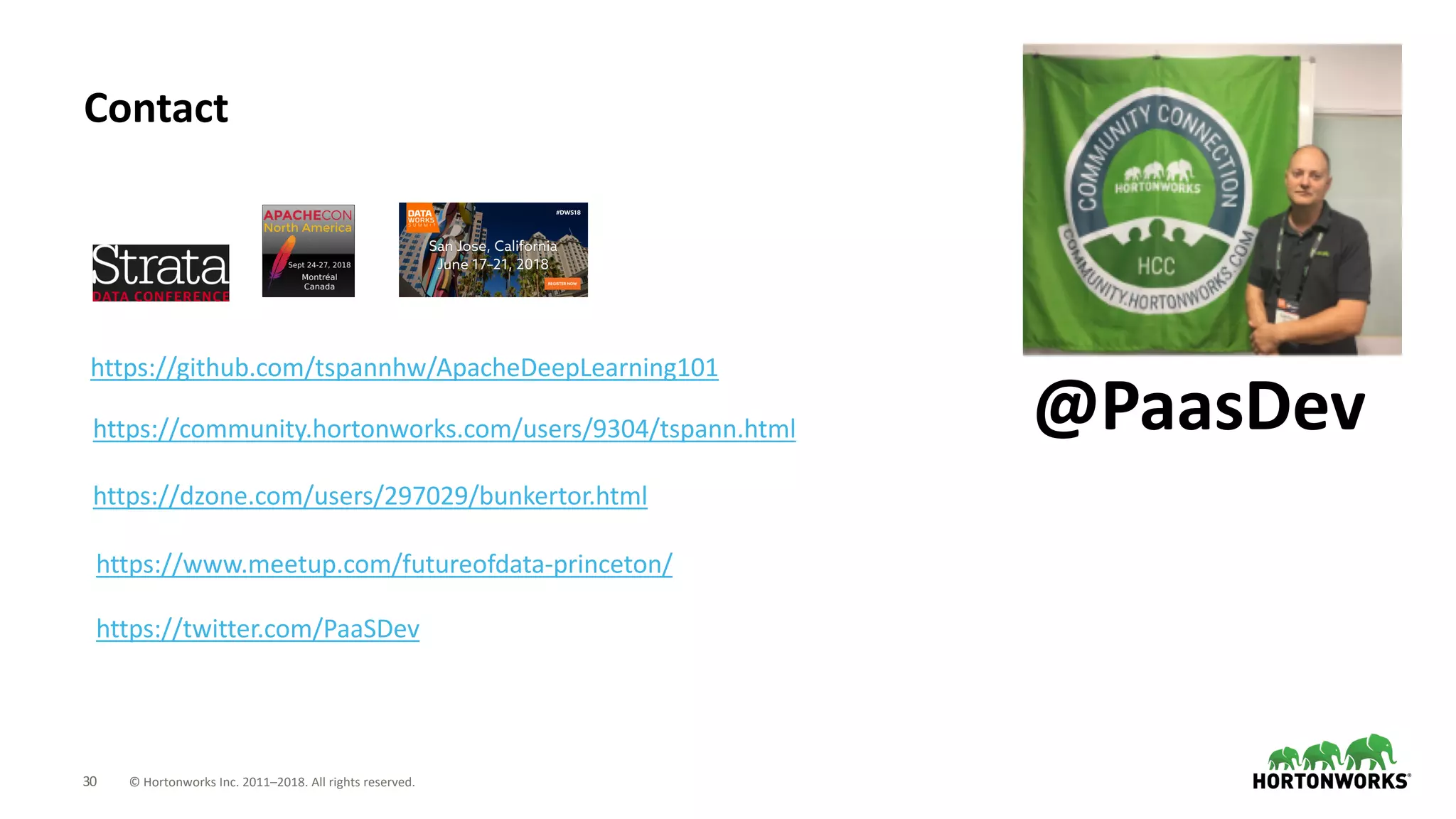 IoT Edge Processing with Apache NiFi and MiniFi and Apache MXNet for IoT NY 2018 | PPT