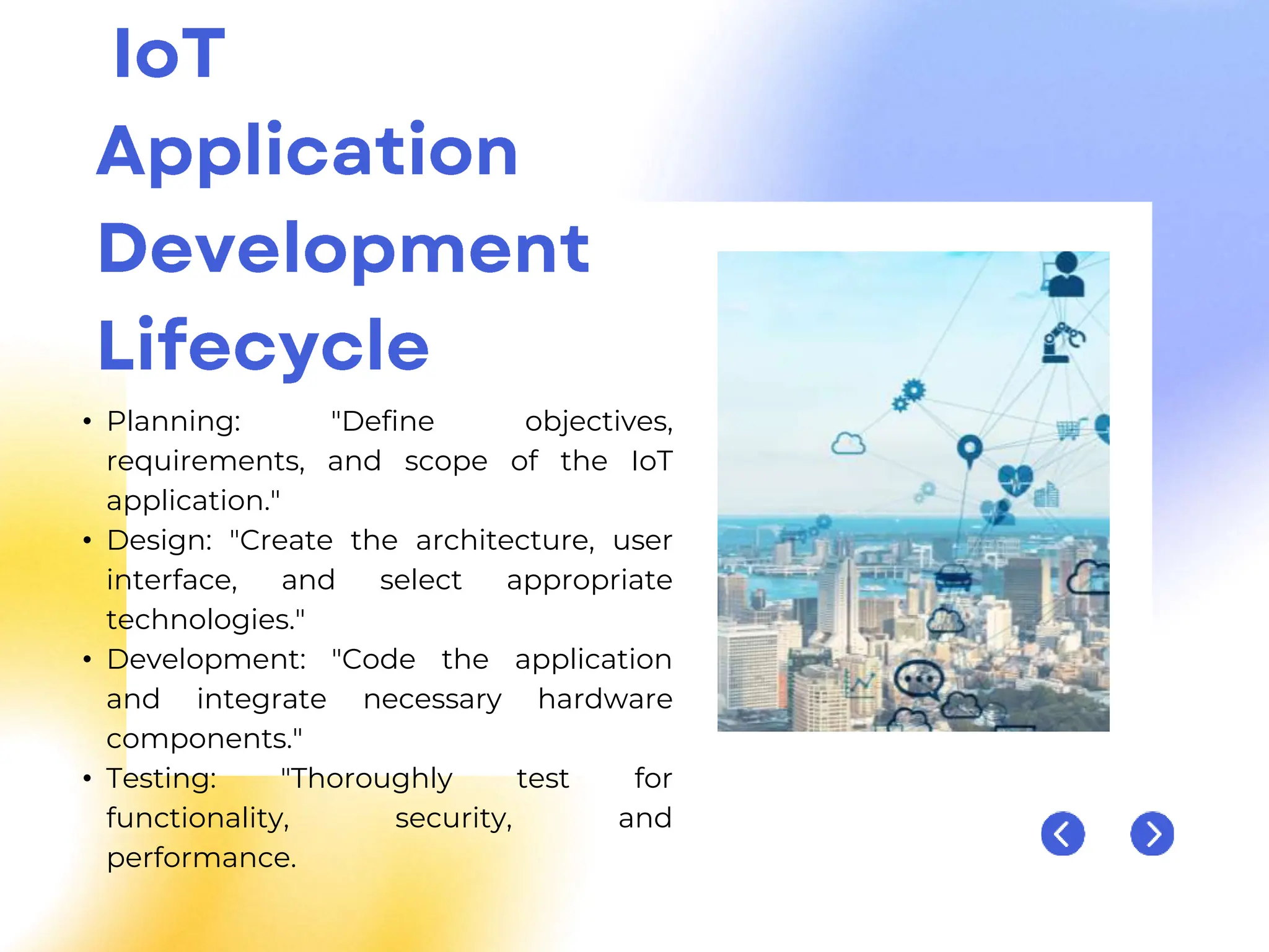 Iot Application Development Pptx Internet Of Things Internet