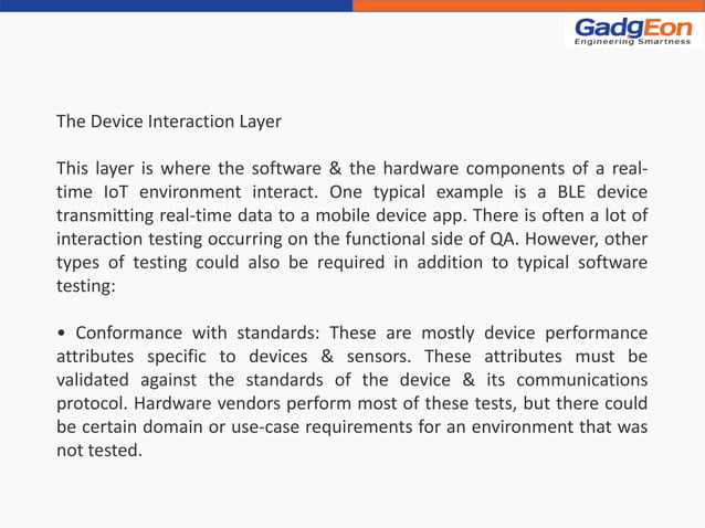 IoT Application Testing - Complexities & Challenges | PPT IoT Application Testing - Complexities & Challenges | PPT