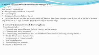 Iot architecture | PPTX