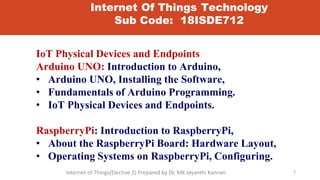 IoT Arduino UNO, RaspberryPi with Python, RaspberryPi Programming using Python and Smart City | PPT