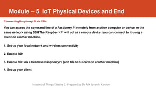IoT Arduino UNO, RaspberryPi with Python, RaspberryPi Programming using ...