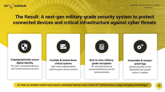 IoT Armour: Securing connected devices and critical IoT infrastructure with Blockchain-enabled ...