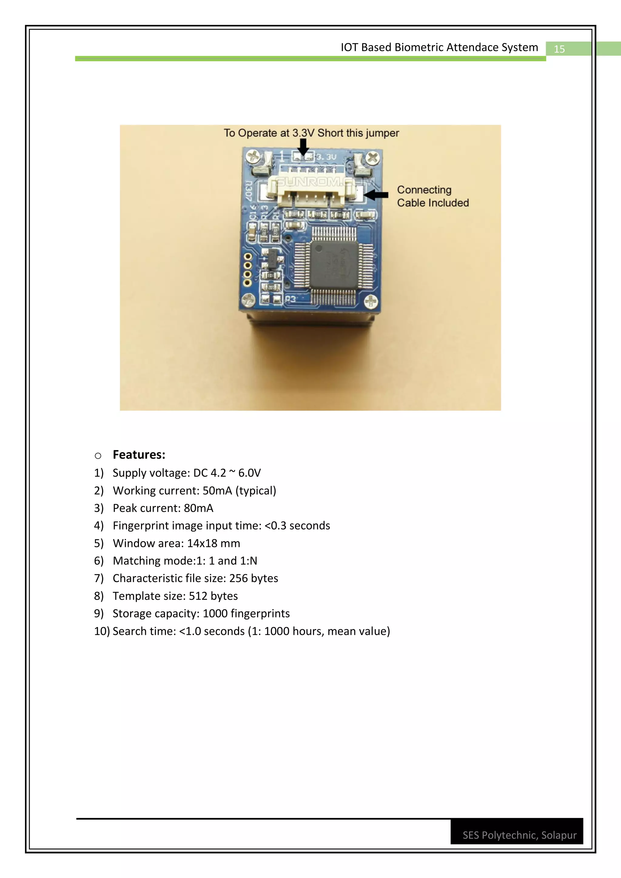 Iot attendance system using fingerprint module | PDF | Internet | Computing