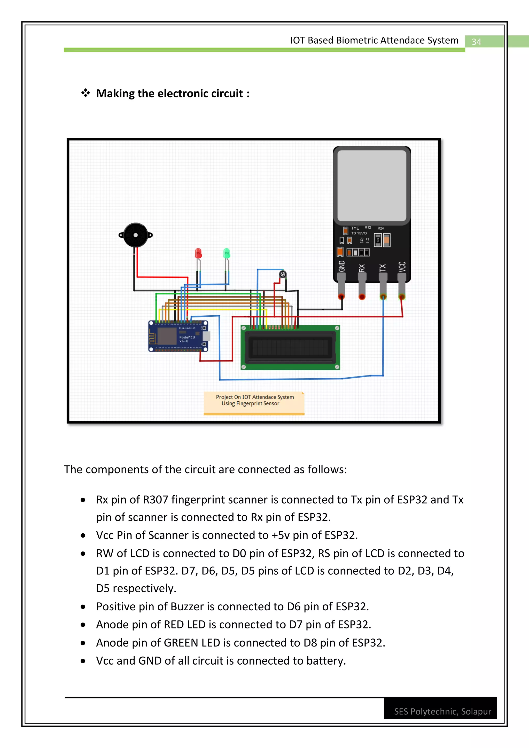 Iot attendance system using fingerprint module | PDF | Internet | Computing