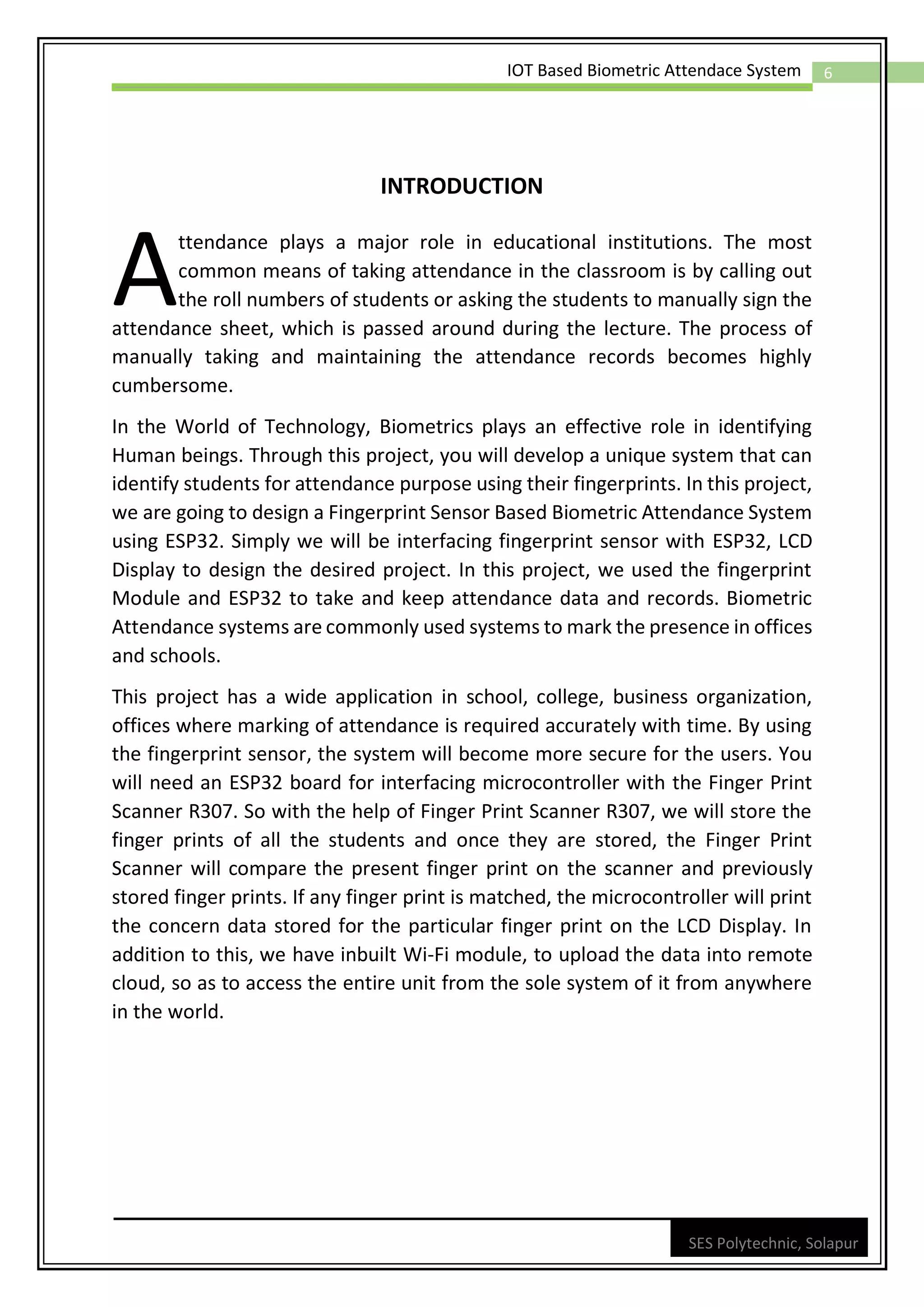 Iot Attendance System Using Fingerprint Module Pdf Internet Computing