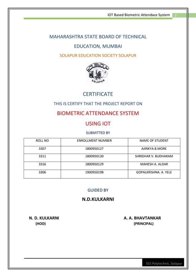 Iot attendance system using fingerprint module | PDF | Internet | Computing
