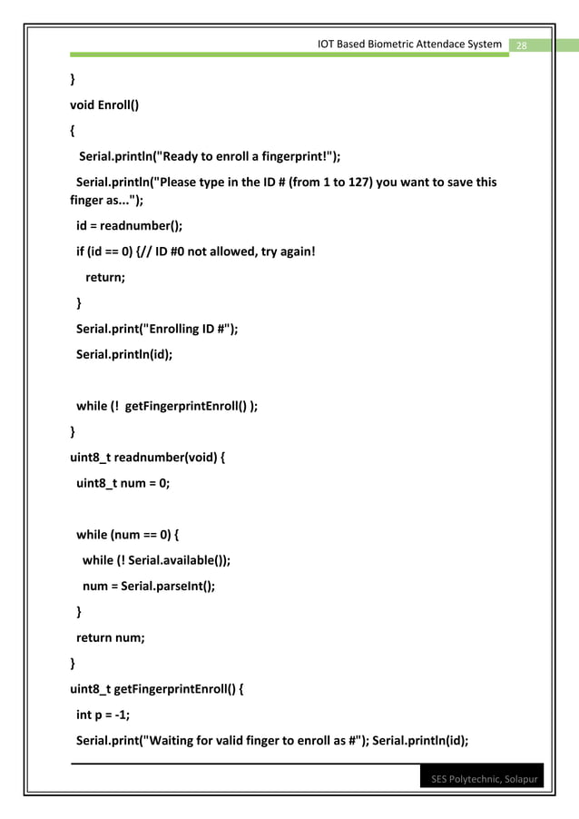 Iot Attendance System Using Fingerprint Module Pdf Internet Computing