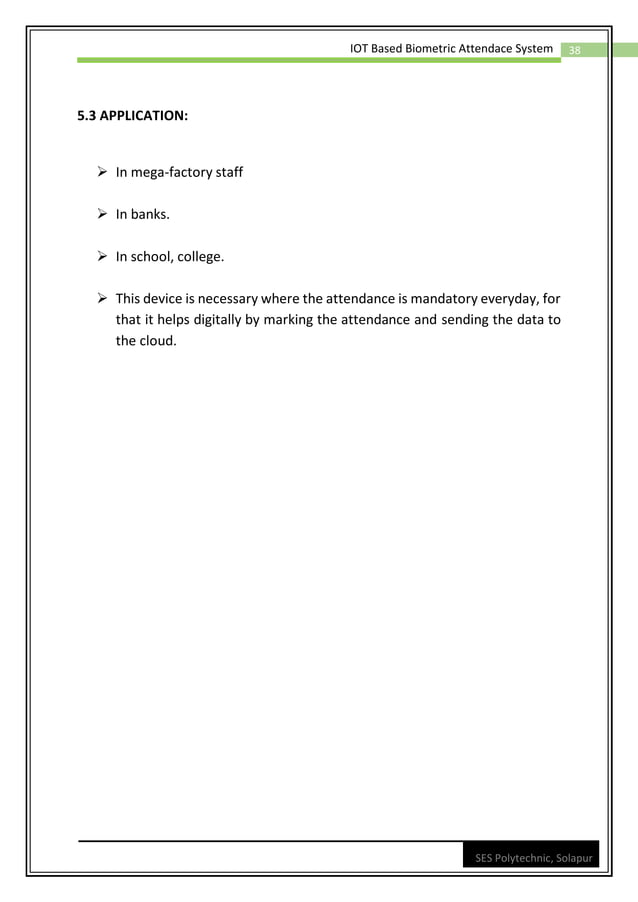 Iot attendance system using fingerprint module | PDF | Internet | Computing