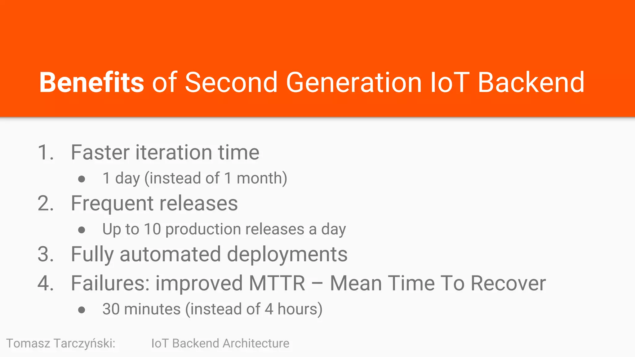 IoT backend architecture | PDF
