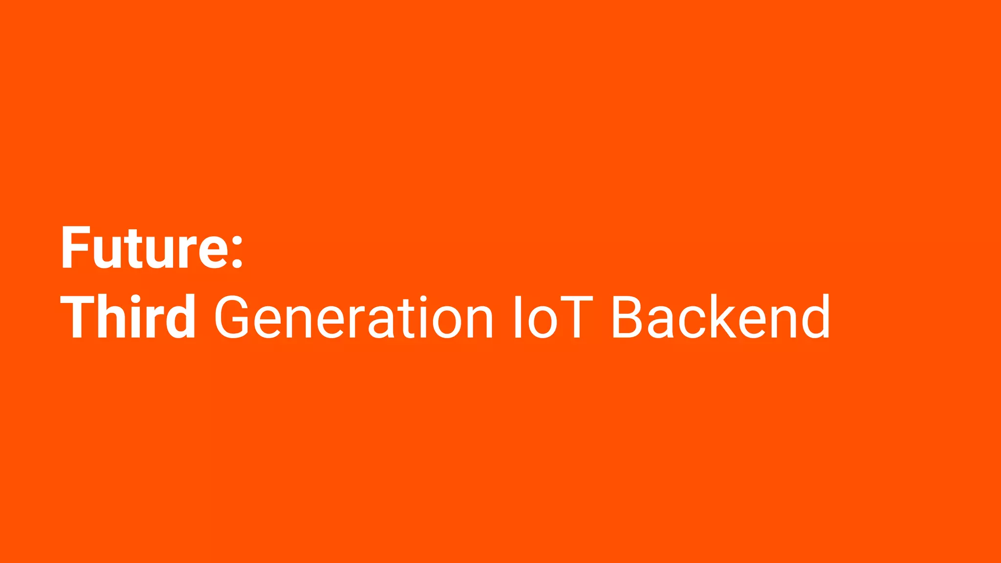 IoT backend architecture | PDF